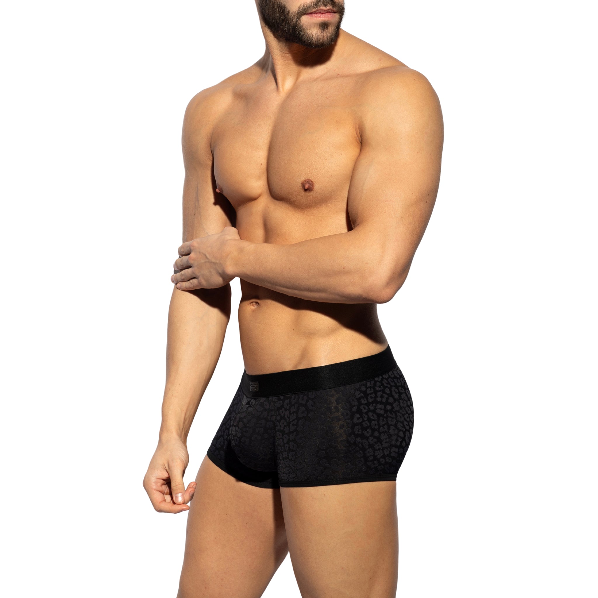 ES Collection Black Leopard Trunk Black UN624 – Addicted UK