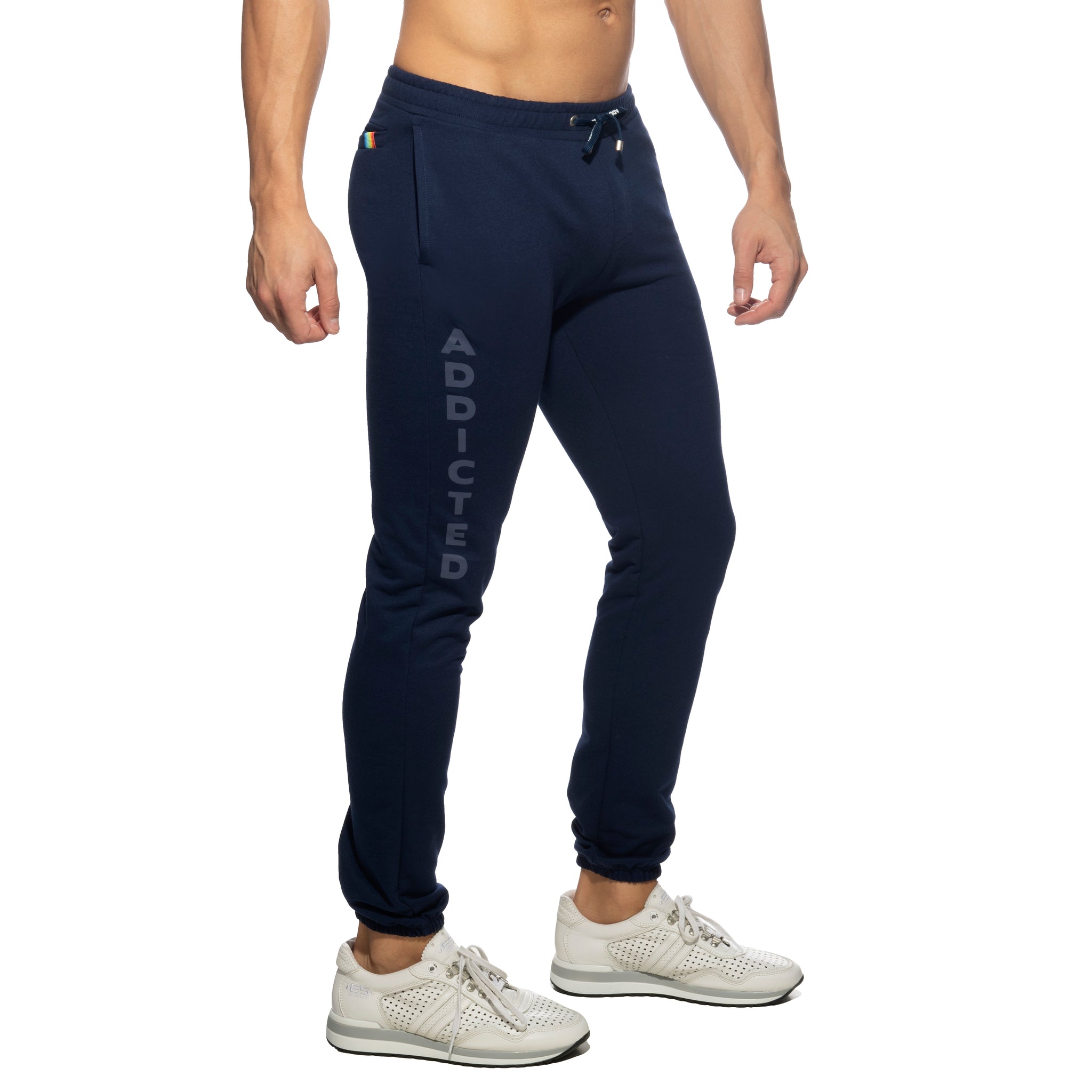 Addicted Long Jogging Pants Navy AD999 – Addicted UK